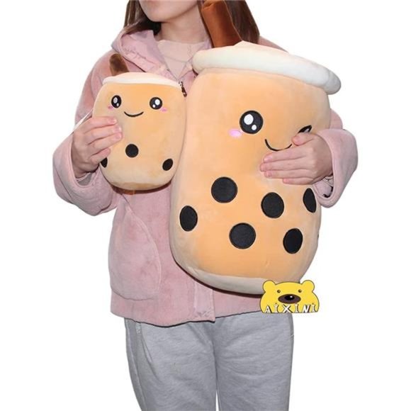 AIXINI | Toys | 96 Inch Boba Plush Stuffed Bubble Tea Plushie Cartoon Milk Tea Cup Pillow | Poshmark